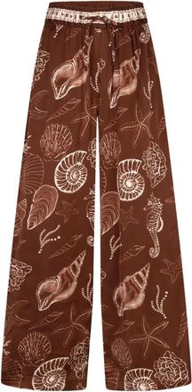 Ibana Femme, Pantalons, Brun, Taille: 38 FR Piero Shell Pantalons