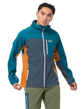 Jack Wolfskin Herren EAGLE PEAK II SOFTSHELL M Softshelljacke, orion blue, XXL