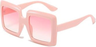 Generic Lunettes De Soleil &Agrave; Monture Large For Hommes Et Femmes, Id&eacute;ales For Les Trajets Domicile-travail La Conduite En Ext&eacute;rieur(Pink)