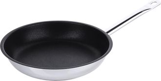 Contacto Edelstahl Antihaft-Bratpfanne 24 cm aus Edelstahl mit Quantum- beschichtung