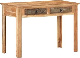 vidaXL Vidaxl - Bureau 110x50x75 cm Bois de récupération massif