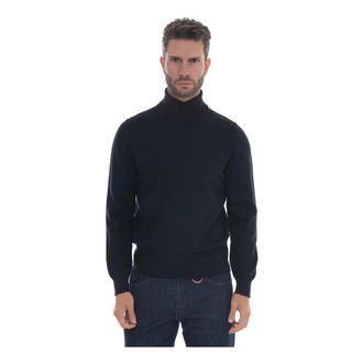 Gran Sasso Rollkragenpullover - - Knitwear - Herren - Blau - M