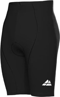 Danish Endurance Cuissard Vélo Homme, Rembourrage 3D, Short de Cyclisme Respirant et Élastique, Noir/Noir, XL