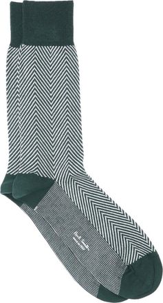 Paul Smith Green Cotton Socks