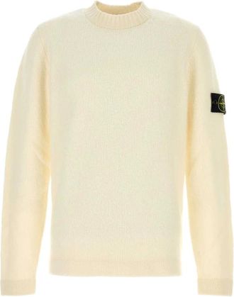 Stone Island Pull en fil fantaisie - Homme - Pulls - Beige - Taille: XL