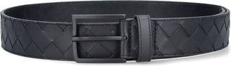 Bottega Veneta Leather Belt Intrecciato