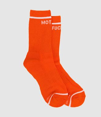 Mother Chaussettes Baby Steps Mandarin Red