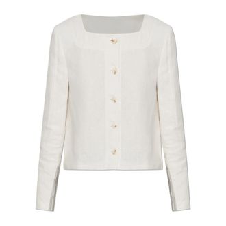 Poss&eacute; Emma Blazer - - Jackets - Damen - Wei&szlig; - XS