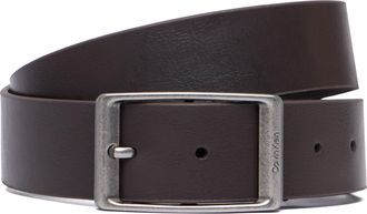 Calvin Klein G&uuml;rtel Calvin Klein Casual Round Buckle Tumbled 35Mm LV04D7123G Dunkelbraun
