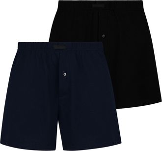 Bruno Banani Loose Fit Boxershorts 2er Pack Marine-schwarz M