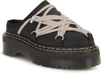 Rick Owens Platform Lace Mules Boot - Black