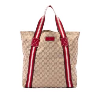 Gucci Sac Cabas en toile Pre-owned - Femme - Pre-owned - Beige - Taille: ONE Size