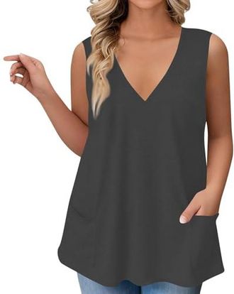 Generic Debardeur Femme Chic et &eacute;l&eacute;gant Chemisier sans Manche R&eacute;tro D&eacute;bardeur Crop Top Ete Haut Sexy Chic et Elegant Caraco Vetement Femme Ete Tee Shirt sans 