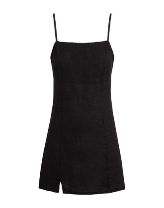 8 by YOOX LINEN SLIP MINI DRESS