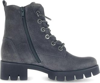 Gabor Schn&uuml;rstiefelette - - Shoes - Damen - Grau - 37 EU