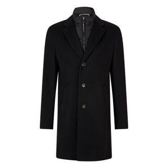 HUGO BOSS Single-Breasted Coats - - Coats - Herren - Schwarzk - M
