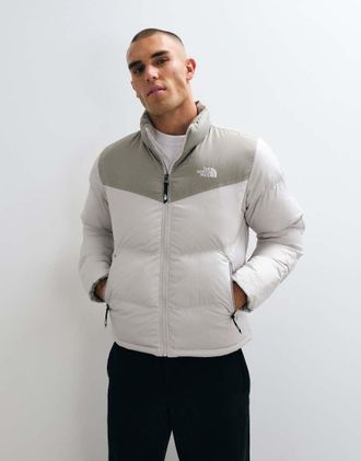The North Face Saikuru Jacke in Cumulus Cloud/Stone Sla-Grau