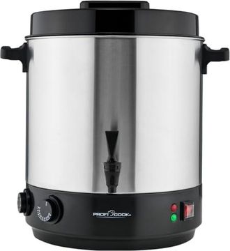 Profi Cook ProfiCook 2in1 Heißgetränke- & Einkochautomat | 32L Tank | Warmhaltefunktion | Timer | 2100W | 30°C - 100°C | Einkochtopf Edelstahl | Heiß-Getränkespe