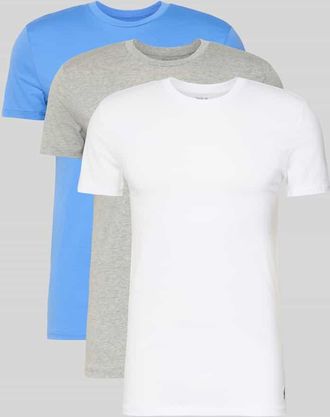 Ralph Lauren Slim Fit T-Shirt aus reiner Baumwolle im 3er-Pack