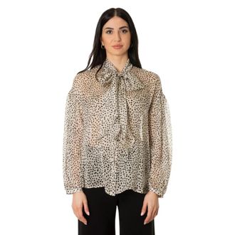 Max Mara Camicia a pois in seta - - Blouses & Shirts - Damen - Mehrfarbig - M
