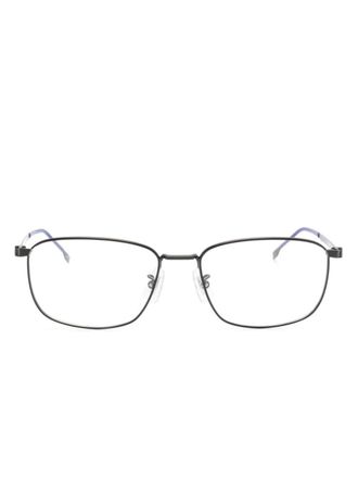 BOSS lunettes de vue &agrave; monture rectangulaire - Noir