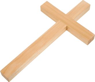 OSALADI Wandkreuz 33cm Handgeschnitzt Christliche Wanddekoration f&uuml;r Taufe und Firmung Religi&ouml;ses Kreuz f&uuml;r Zuhause und Kirche