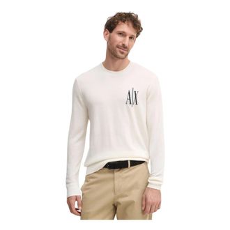 A|X Armani Exchange Round-Neck Strickwaren - - Knitwear - Herren - Beige - XL