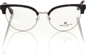 Frankie Morello Femme, Accessoires, Noir, Taille: ONE Size Bordeaux M&eacute;tallique Clubmaster Lunettes