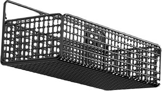 Generic Organizer-Regal, Wandmontiertes Edelstahl-Lagerregal für Gemüse (M (66 x 45 x 17 cm/26 x 17,72 x 6,69 Zoll))