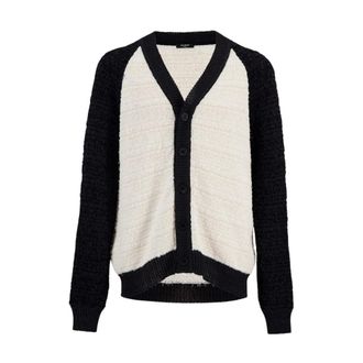 Balmain Monochromer Tweed Cardigan - - Knitwear - Damen - Wei&szlig; - S