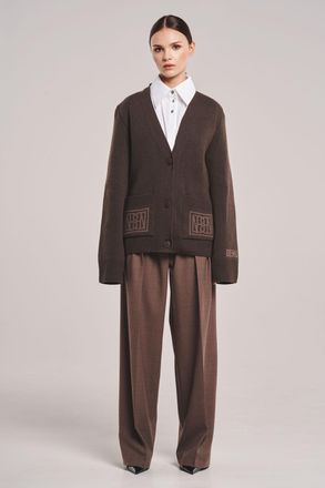 Benu Brauner Damen Cardigan