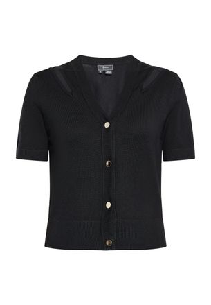 Faina Strickjacke Damen schwarz