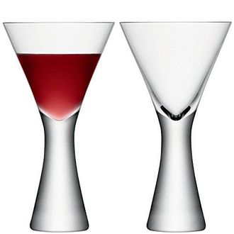 LSA International MV16 Lot de 2 verres &agrave; vin Moya, 395 ml, transparents
