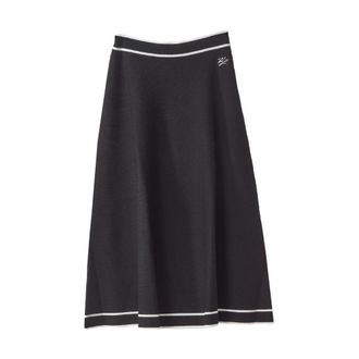 Karl Lagerfeld Eleganter Strickrock - - Skirts - Damen - Schwarzk - M