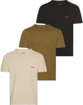 HUGO BOSS T-Shirt RN TRIPL (Packung, 3-tlg) mit Rundhalsausschnitt