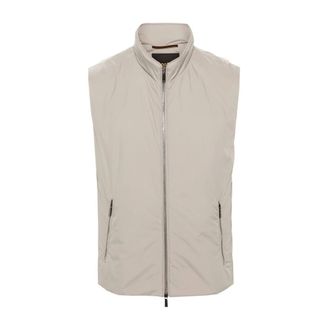 Moorer Homme, Vestes, Beige, Taille: XL Gilet Rembourr&eacute; Isol&eacute; Col Montant Fermeture &Eacute;clair
