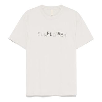 Sunflower Hellgraues Logo T-Shirt - - Tops - Herren - Grau - M