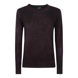 Avant Toi Luxuri&ouml;ses Cashmere Rundhals-Strickwaren - - Knitwear - Damen - Lila - S