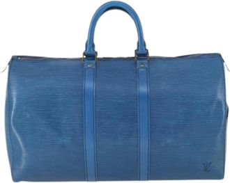 Louis Vuitton unisex, Pre-owned, Bleu, Taille: ONE Size Sac Week-end Pre-owned
