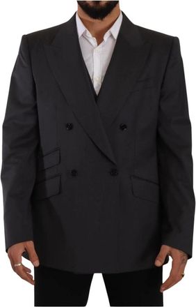 Dolce & Gabbana Herren, Jacken, Grau, 3XLGr&ouml;&szlig;e