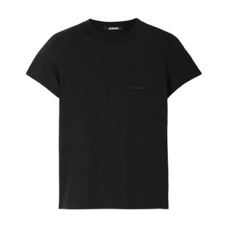 Jacquemus Le T-Shirt Bruni - Femme - Tops - Noir - Taille: 36 FR
