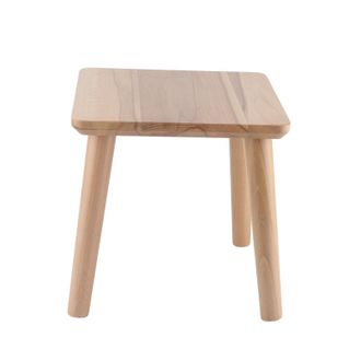 Generic Kinderhocker aus Holz, Langlebige Trittbank f&uuml;r Im Wohnzimmer, Schlafzimmer, Arbeitszimmer, Kiefernholz, 25,9 X 25,9 X 60 Kg, f&uuml;r Zuhause, Gartenruhe 