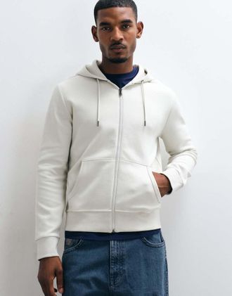 Polo Ralph Lauren Co-ord-Hoodie mit Rei&szlig;verschluss in Grau