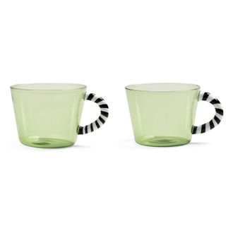 &Klevering Tasses en verre Duet - Set de 2 &Klevering