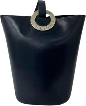 Celine Sac bandouli&egrave;re en cuir doccasion - Femme - Pre-owned - Bleu - Taille: ONE Size