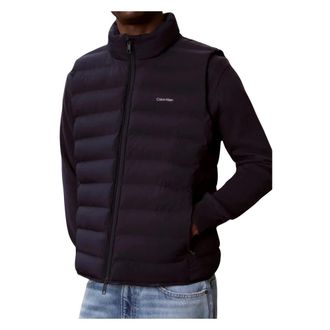 Calvin Klein Klassische leichte Nylon-Steppweste - - Jackets - Herren - Blau - M