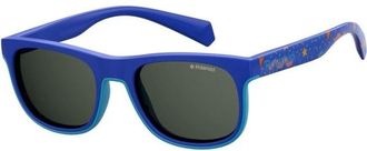 Polaroid unisex, Accessoires, Bleu, Taille: 45 MM 8035/S Lunettes de soleil