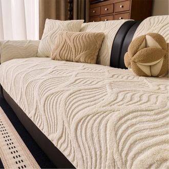 Generic Hundedecke Flanell Sofa&uuml;berzug Dicke Sofa &Uuml;berzug, Neue Universelle rutschfeste Solide Strukturierte Sofabezug F&uuml;r Wohnzimmer, Couch &Uuml;berwurfdecke Sof