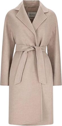 Max Mara Femme, Manteaux, Beige, Taille: 42 FR Manteau Peignoir en Cachemire