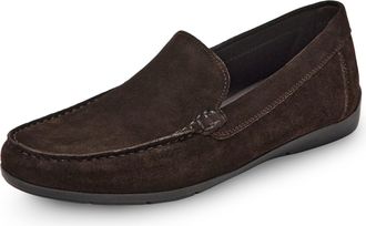 Geox Herren U SIRON A Moccasin, Dark Brown, 39 EU
